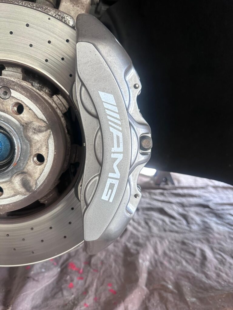 Red Caliper Paint Mercedes AMG GT53 | Rims & Calipers Paint